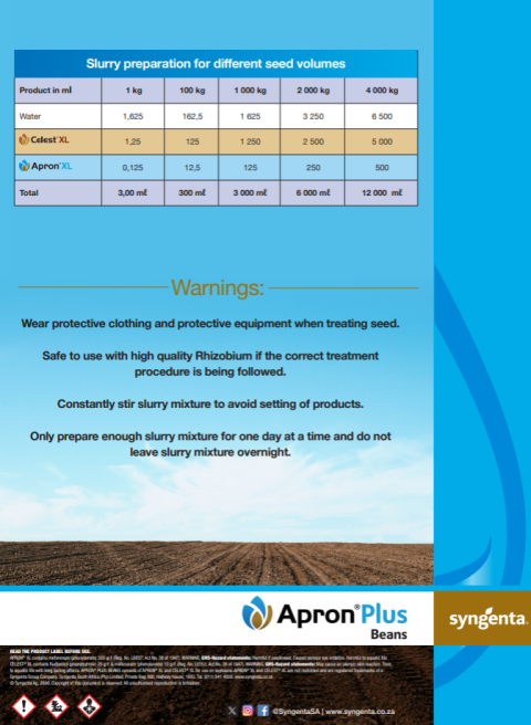 APRON® Plus Beans - Seed Treatments | Syngenta